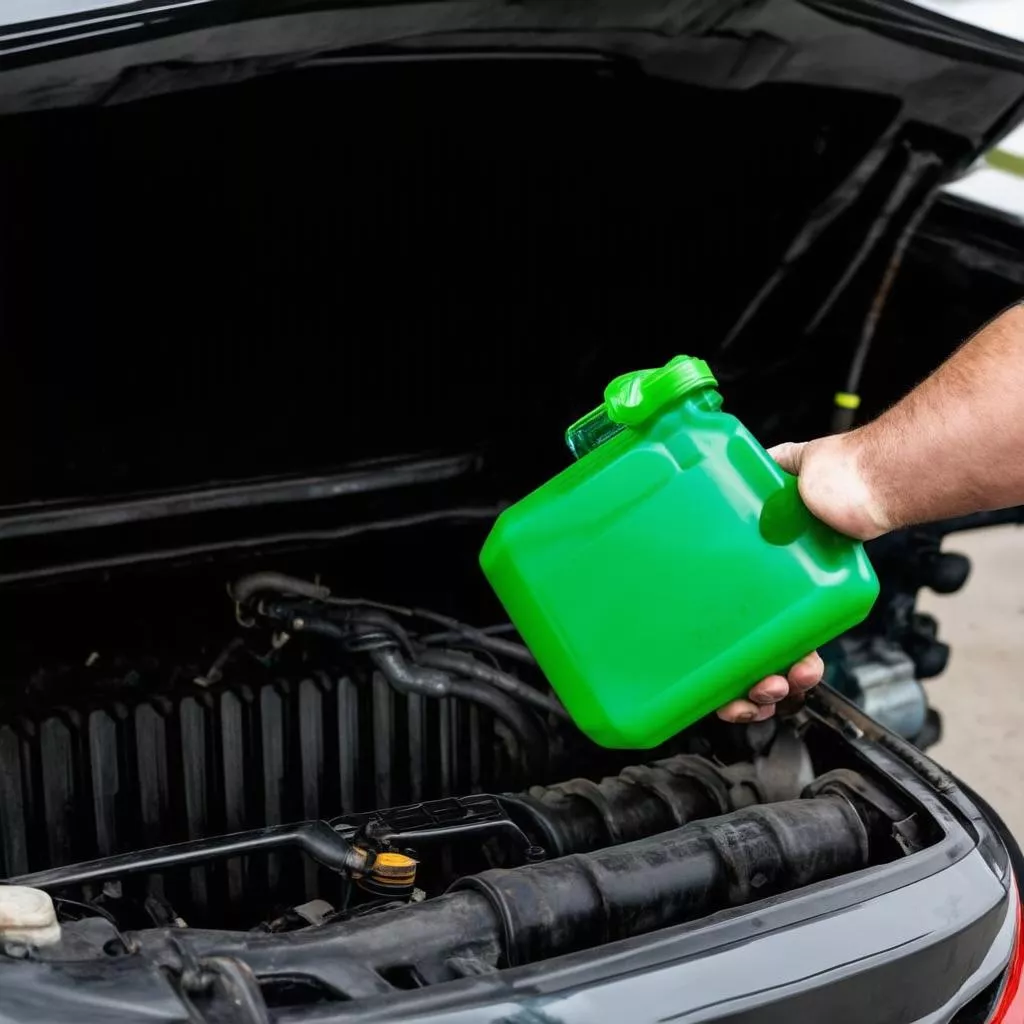 Nước Làm Mát Ô Tô Màu Xanh: Lựa Chọn Tối Ưu Hay Cạm Bẫy Ngầm? - XE TẢI HÀ NỘI